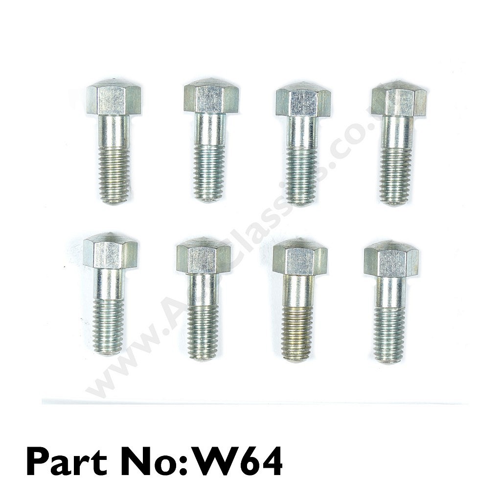 8x Triumph - Rigid BOLT-UP SPROCKET BOLTS SET W64 - Ace Classics