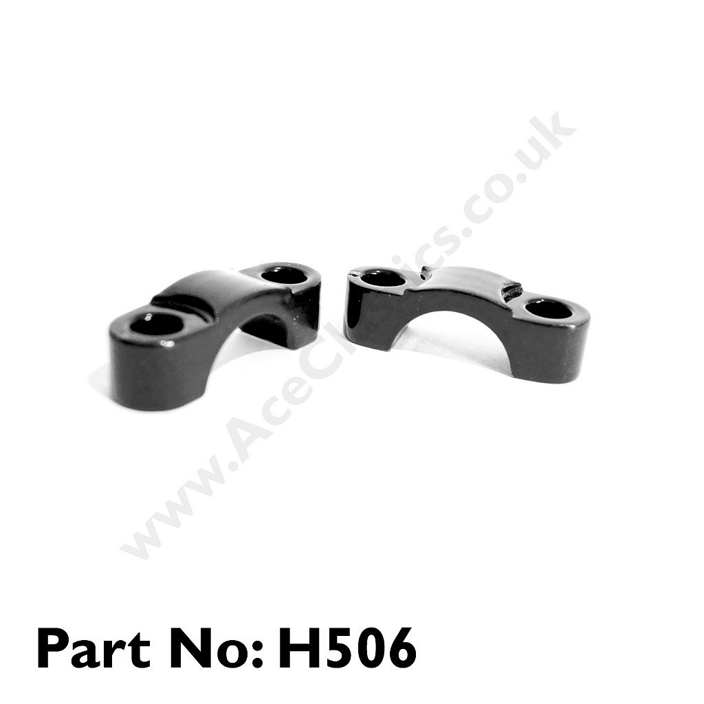 PRE UNIT TRIUMPH 1" HANDLEBAR CLAMPS H506 - Ace Classics