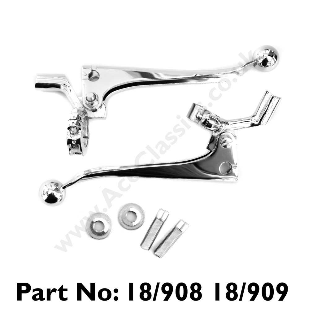 Triumph - Pre Unit Ball Ended Brake and Clutch Levers 18/908 18/909 ...