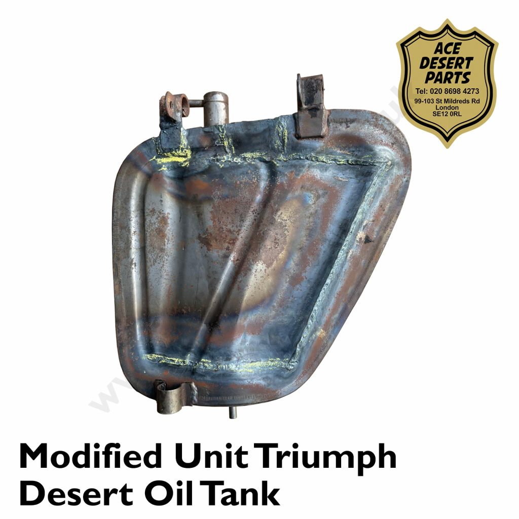 Modified Unit Triumph Desert Oil Tank - Ace Classics