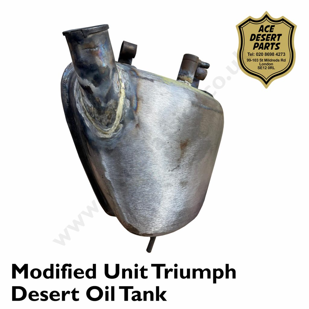 Modified Unit Triumph Desert Oil Tank - Ace Classics