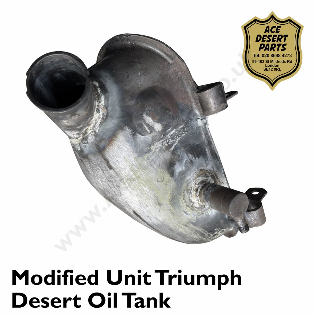 Modified Unit Triumph Desert Oil Tank - Ace Classics